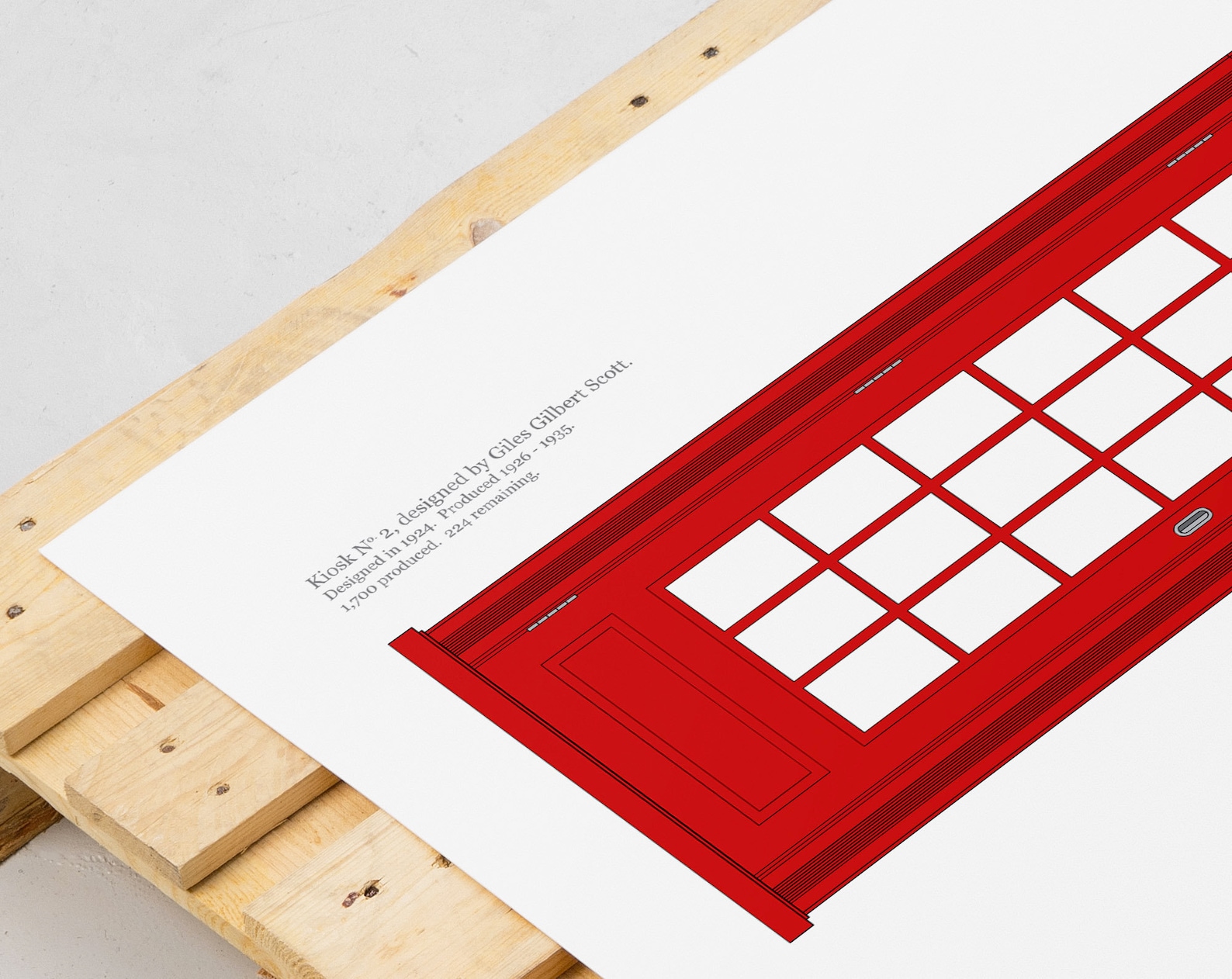 British Phone Booth Poster: Red Phone Box English London | Etsy