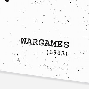 Wargames Poster: Graphic Print, Do You Want to Play a Game, Global ...