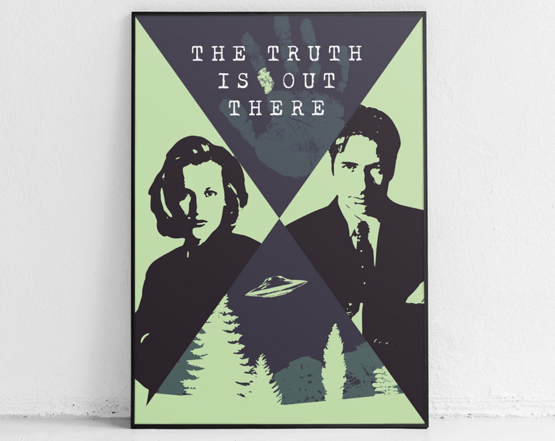The X Files Poster - X Files Print, the X-files, the Truth is Out There ...