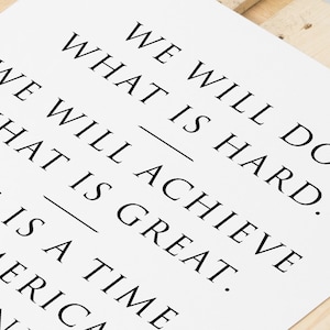 The West Wing Poster - Josiah Bartlett, President Poster, Quotes, Print ...