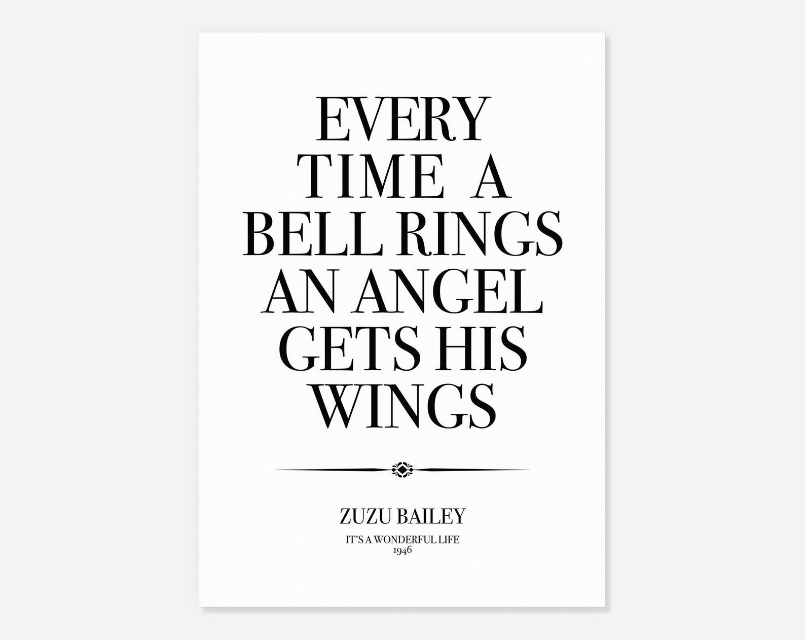 It's a Life Movie Quote Print, Christmas Wall Art (digital Download) - Etsy