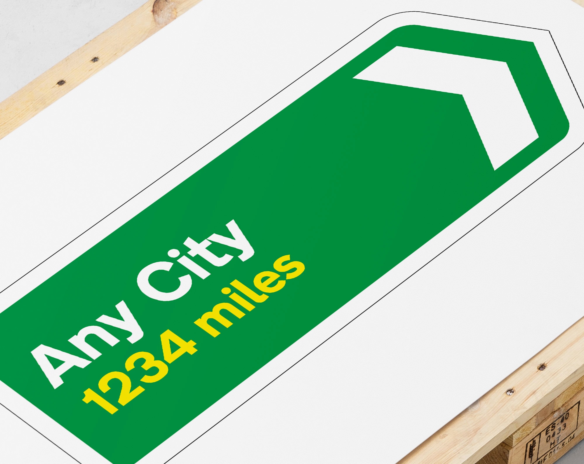 Distance to Signs Miles to Poster Custom Gifts Location - Etsy