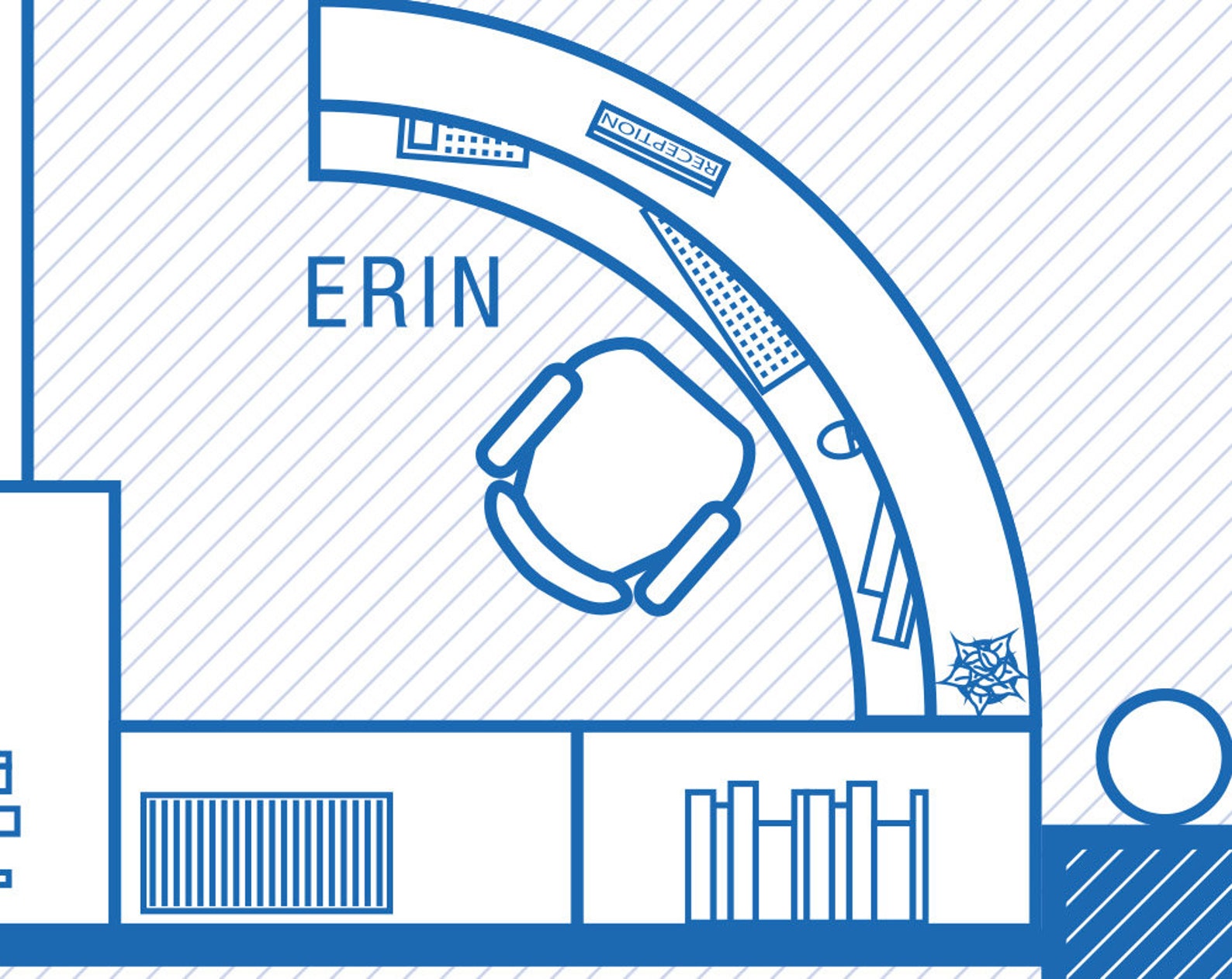 Large the Office Floor Plan Poster: the Office Blueprint the | Etsy UK