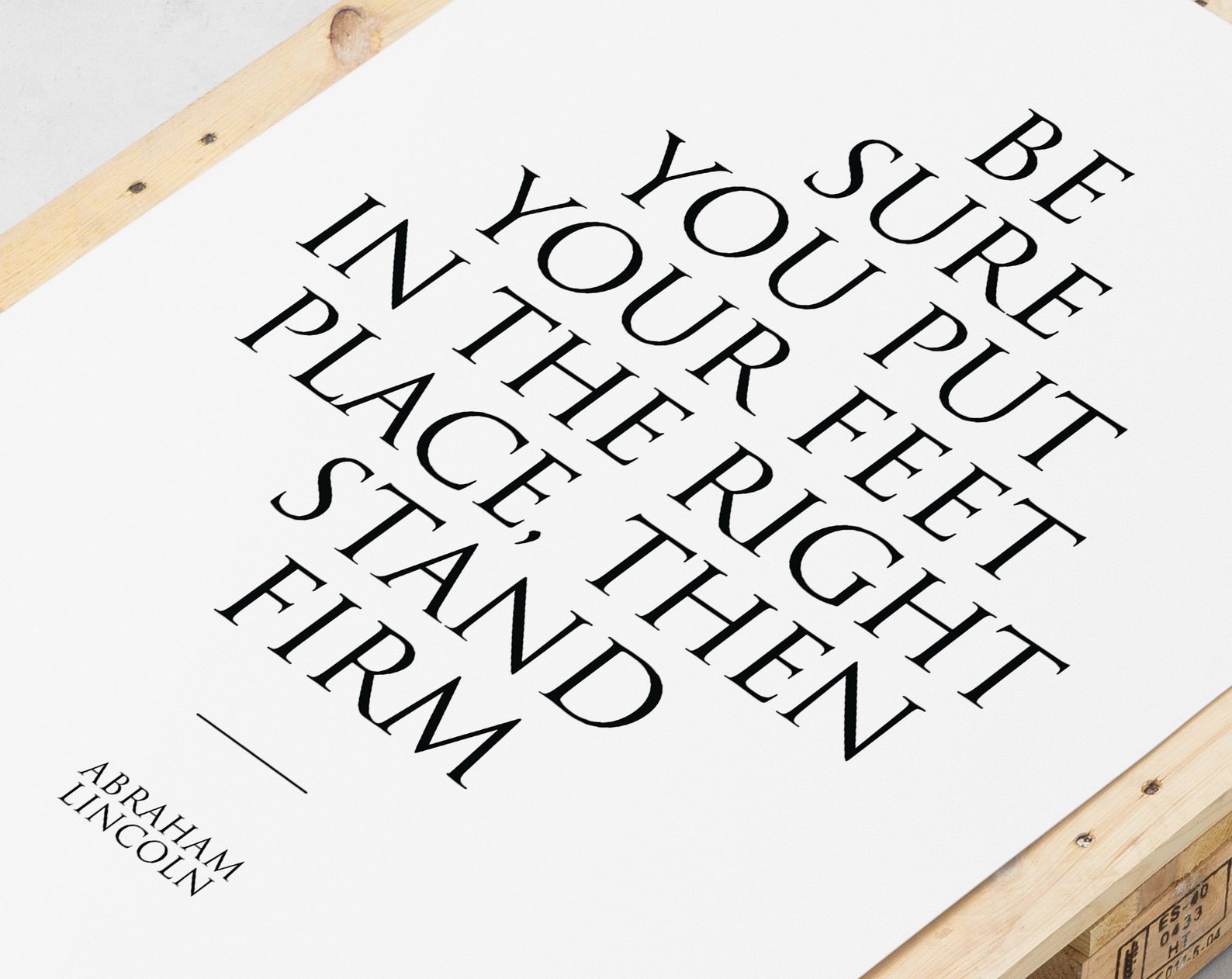 Abraham Lincoln Quote Poster Print Quotes Wall Art - Etsy