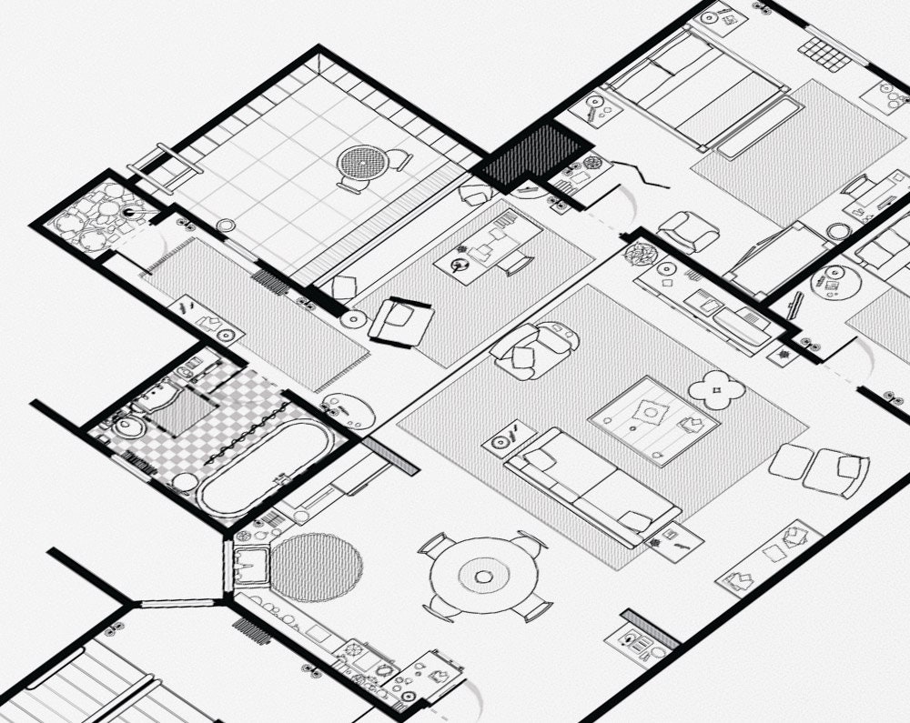 Friends TV Show Floor Plan: Monica, Rachel, Chandler and Joey ...