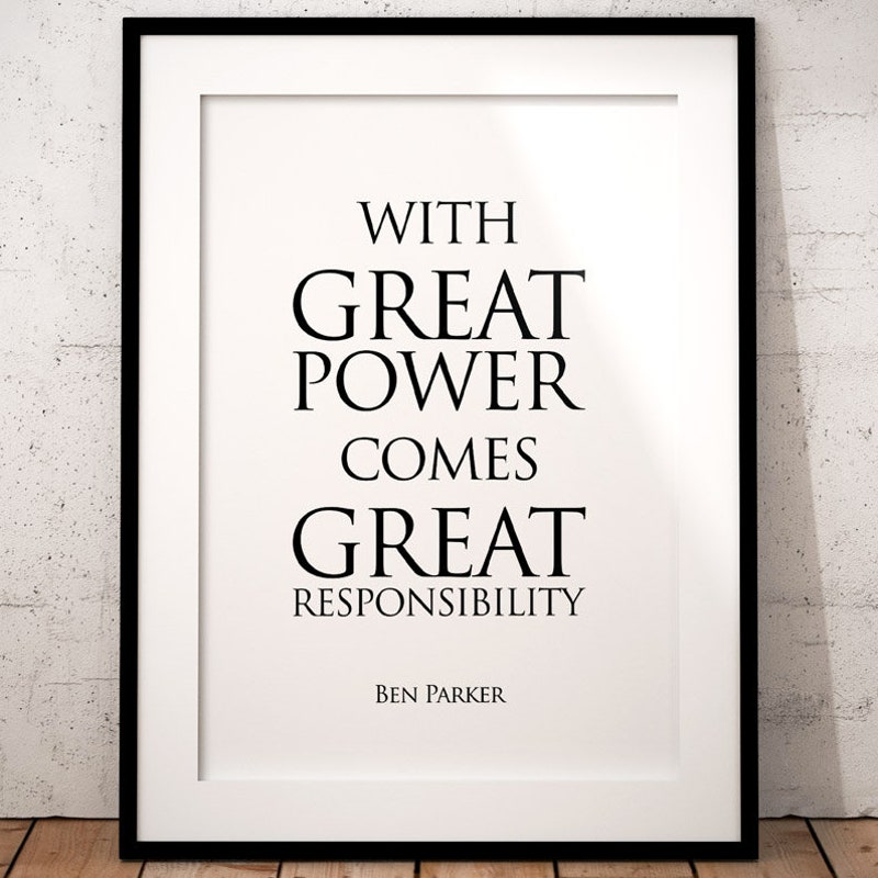 Responsibility Posters - Etsy