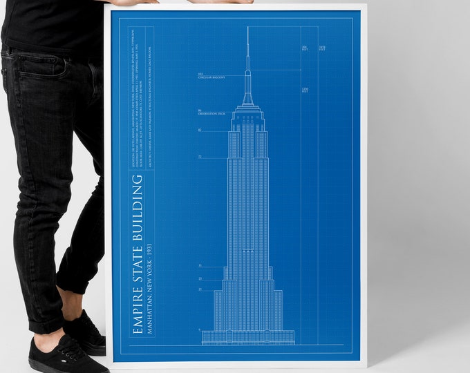 World Trade Center Blueprint: Twin Towers Poster - Etsy