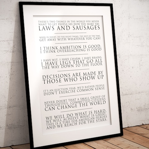 The West Wing Poster Josiah Bartlett President Poster - Etsy