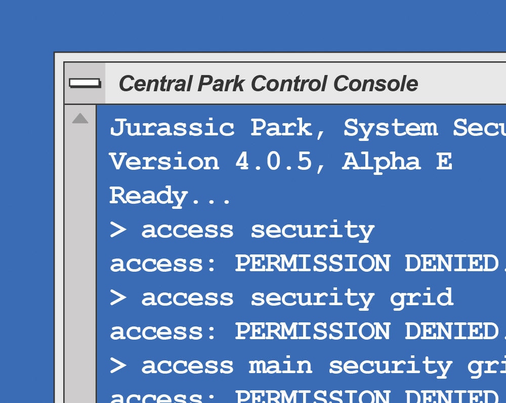 Jurassic Park Poster: Dennis Nedry Screen Jurassic Park | Etsy Canada