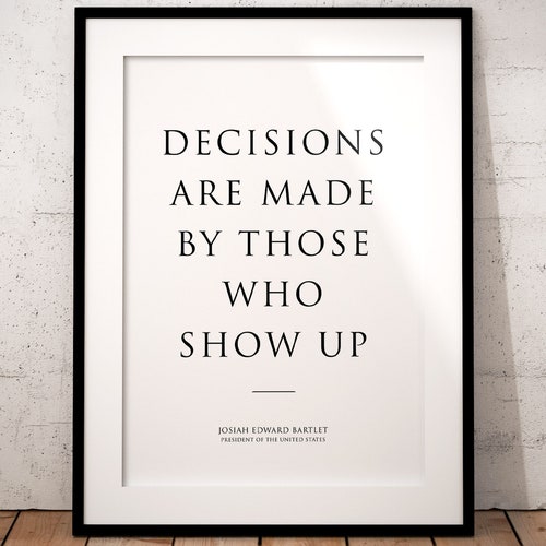 The West Wing Poster Josiah Bartlett President Poster - Etsy