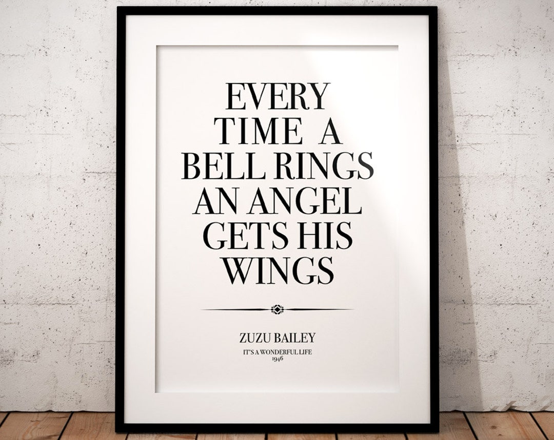 Its a Wonderful Life Quotes - Movie Quote Print, Film Quote Prints ...