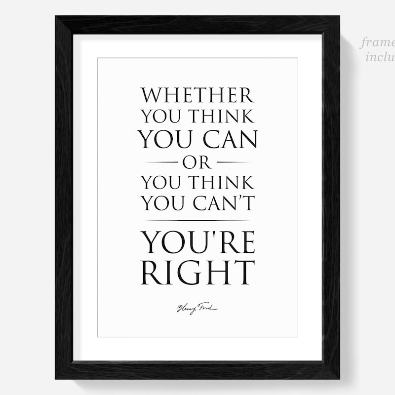 You Can You Will Poster - Etsy UK