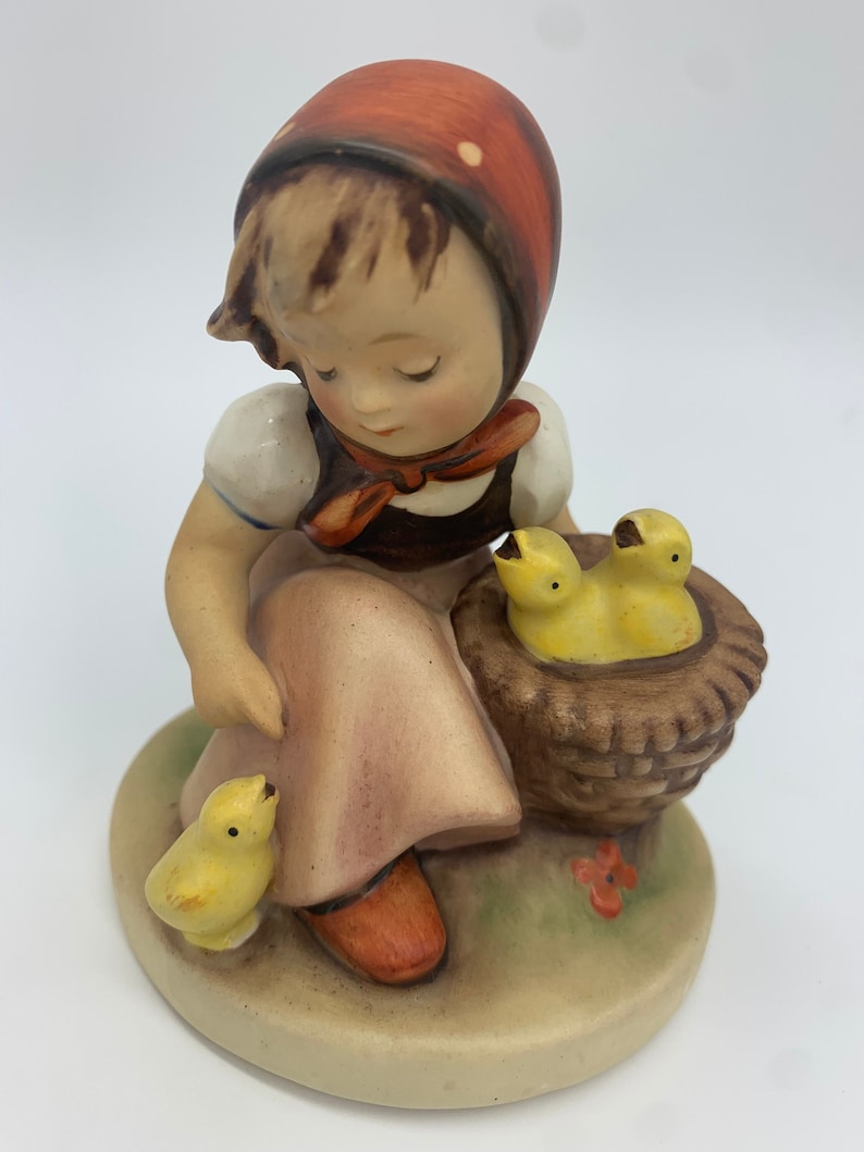 Hummel by Goebel Figurine- Chick Girl | #57/0 TMK 2 1950 | Vintage ...