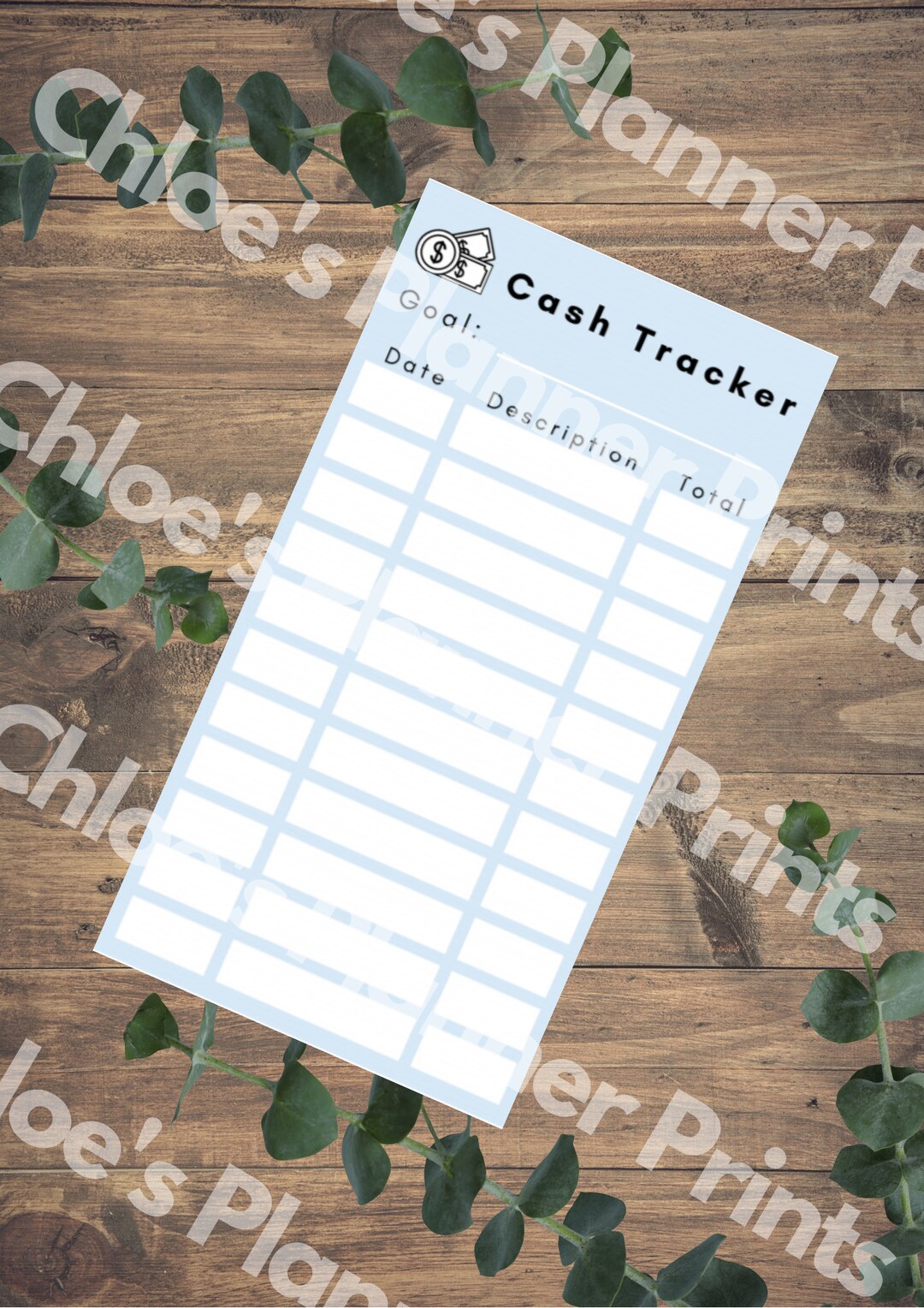 Cash Tracker Printable - Cash Envelope Slips - Etsy
