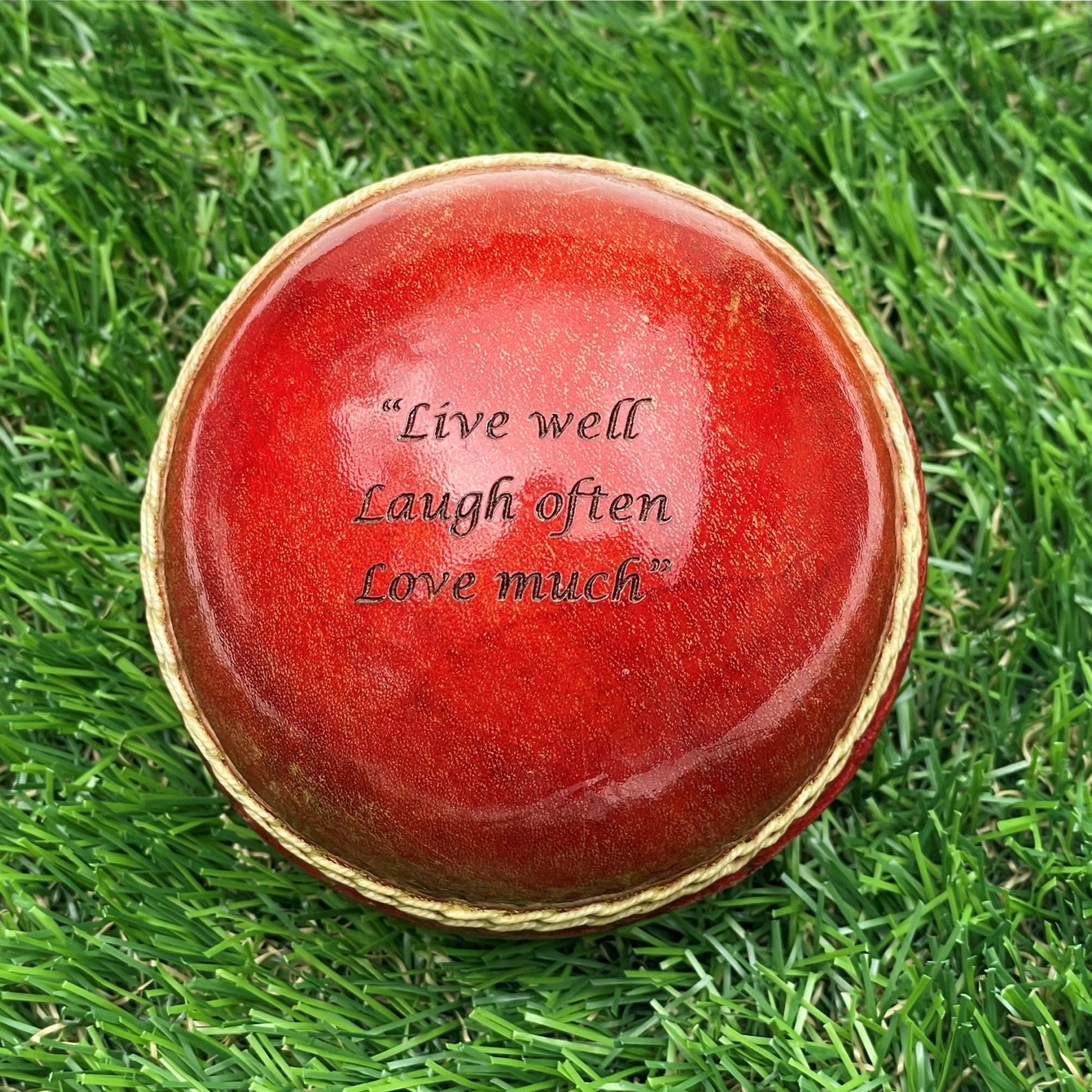Engraved Cricket Ball - Gift Boxed - Etsy UK