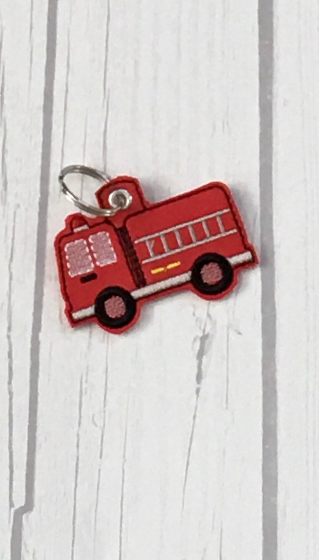 Fire Truck Keychain, Key Fob, Firefighter - Etsy