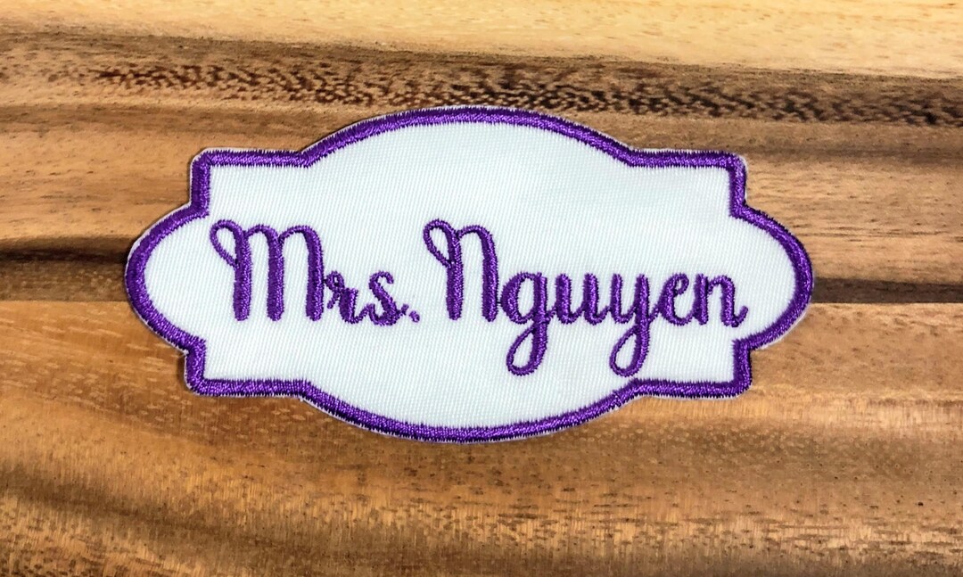 Name Tag Patch-custom Name Patch-custom Name Embroidered Patch-custom ...