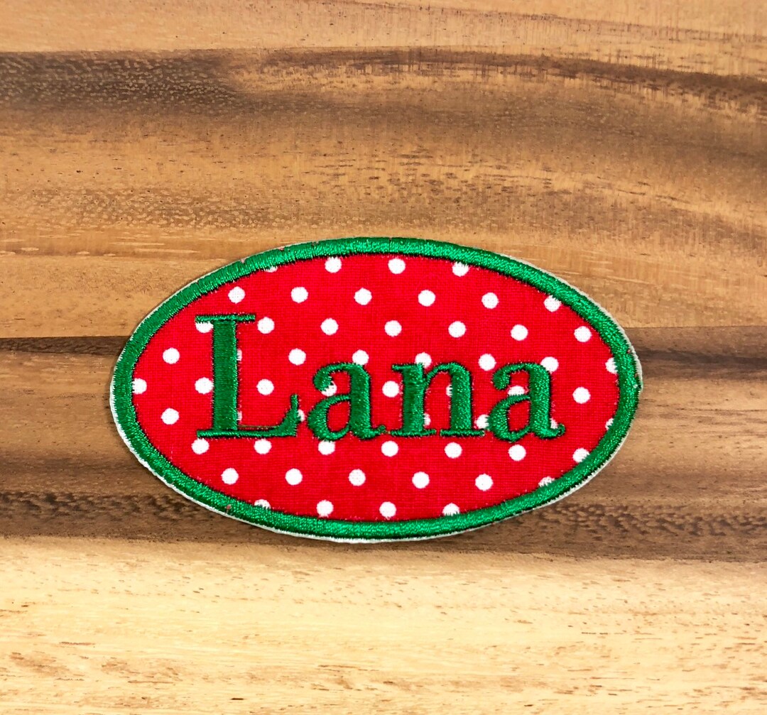 Custom Stocking Patch-iron on Custom Patch-custom Name Patch - Etsy