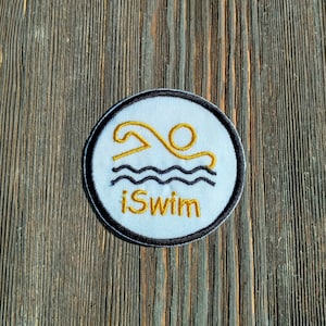 Swimmer Patch,swim Patch, Swim Team Patch, Swim Mom, Swim Dad - Etsy