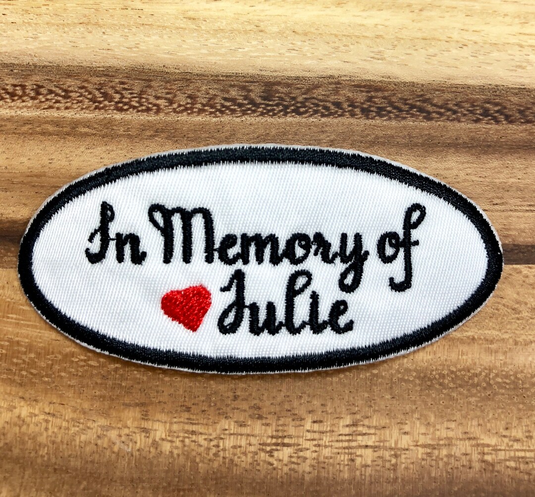 Memory Patches in Memory of Patch Custom Patch - Etsy UK