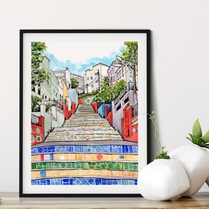 Brazil Art Cheers Wall Print Brazilian Print Art Latino Art Poster ...