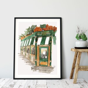 Charlottetown Pub Watercolor Art Print: Prince Edward Island Welcome ...
