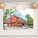 Simmons Building Watercolor Print: East Village Calgary Skyline Art - Etsy