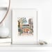 Cafe Beignet Watercolor Print Wall Art Watercolor - Etsy