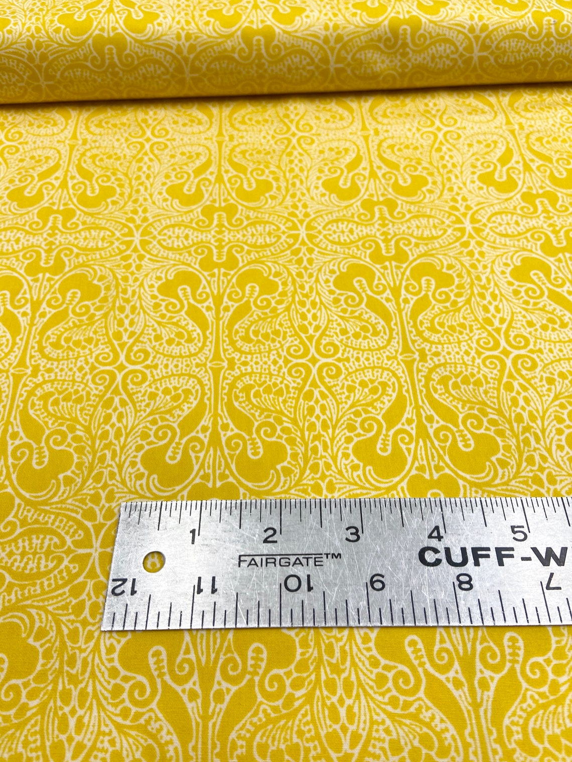 Mustard Yellow Laced 100% Cotton Fabric Fall Cotton Fabric - Etsy