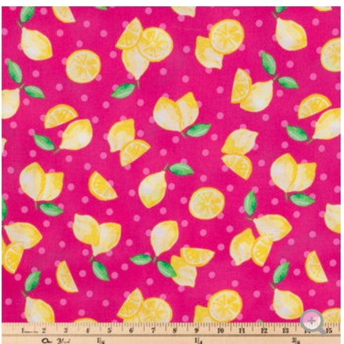 Pink Lemonade Apparel Fabric. 100% Cotton Fabric Baby Apparel - Etsy