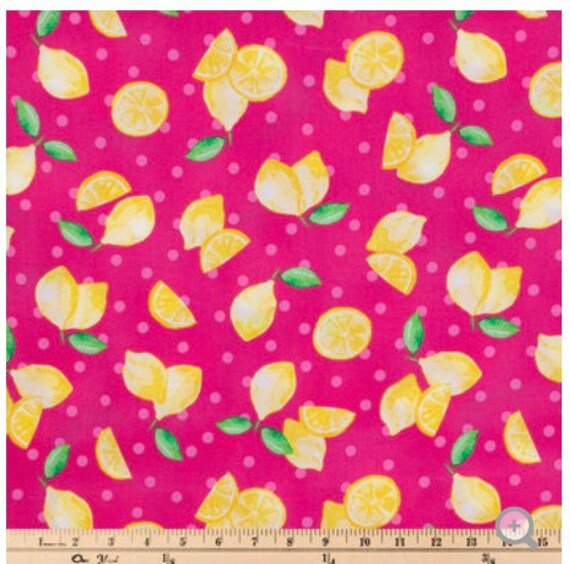 Pink Lemonade Apparel Fabric. 100% Cotton Fabric Baby Apparel | Etsy
