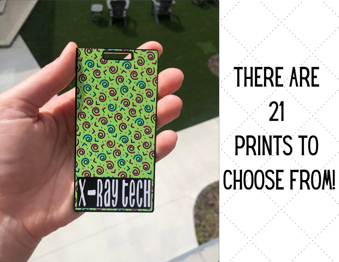 Custom Badge Buddy Nurse Badge Buddy X-ray Tech Badge Buddy - Etsy