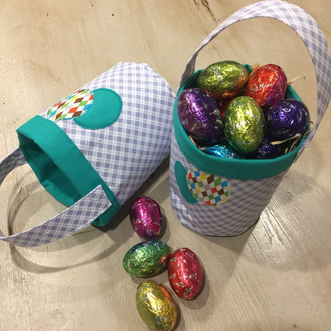 Easter Baskets, Storage Basket, Unisex, Easter Egg Hunt Baskets, Blue ...