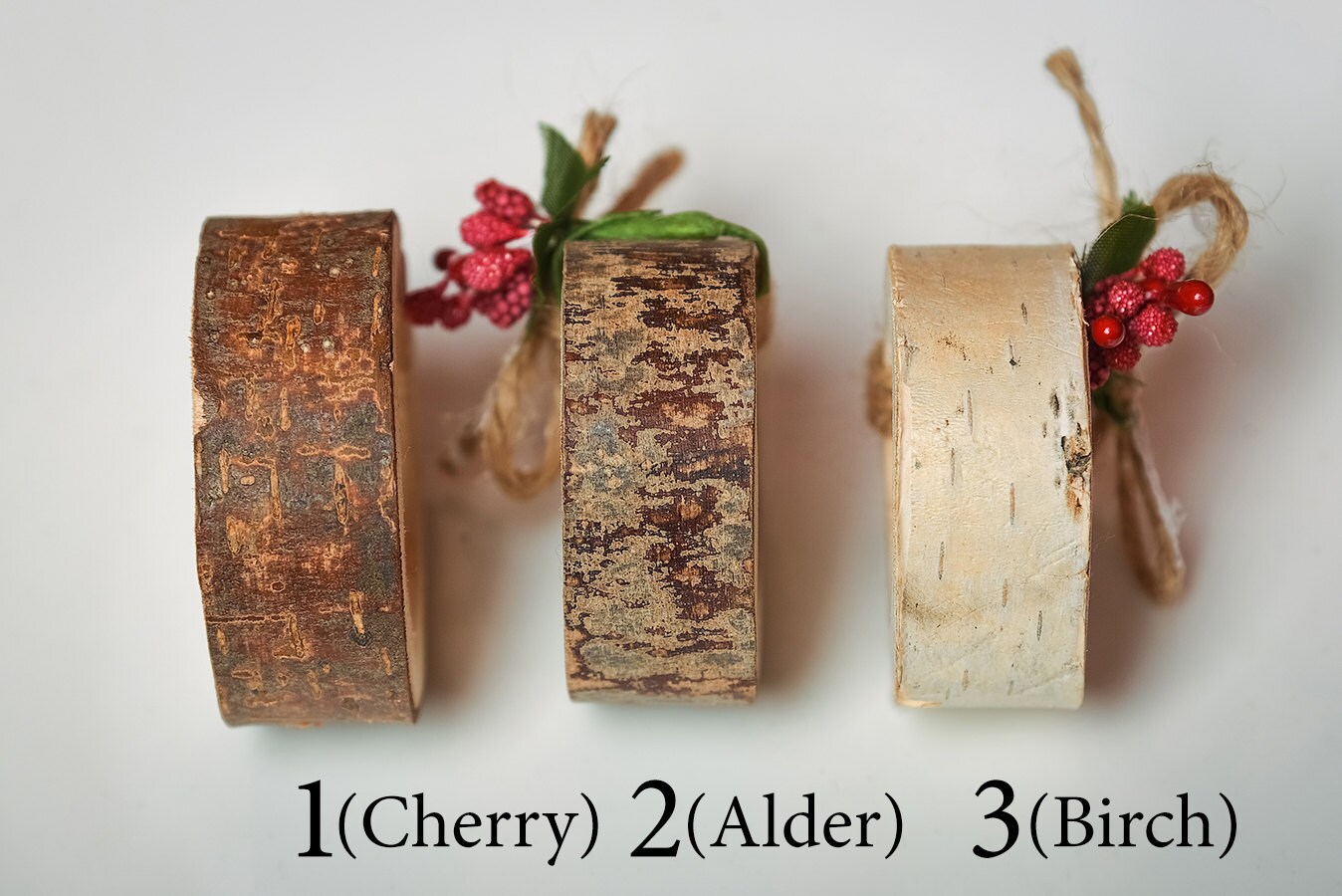 10 Set Rustic Napkin Rings Wedding Table Setting Decor Wood - Etsy