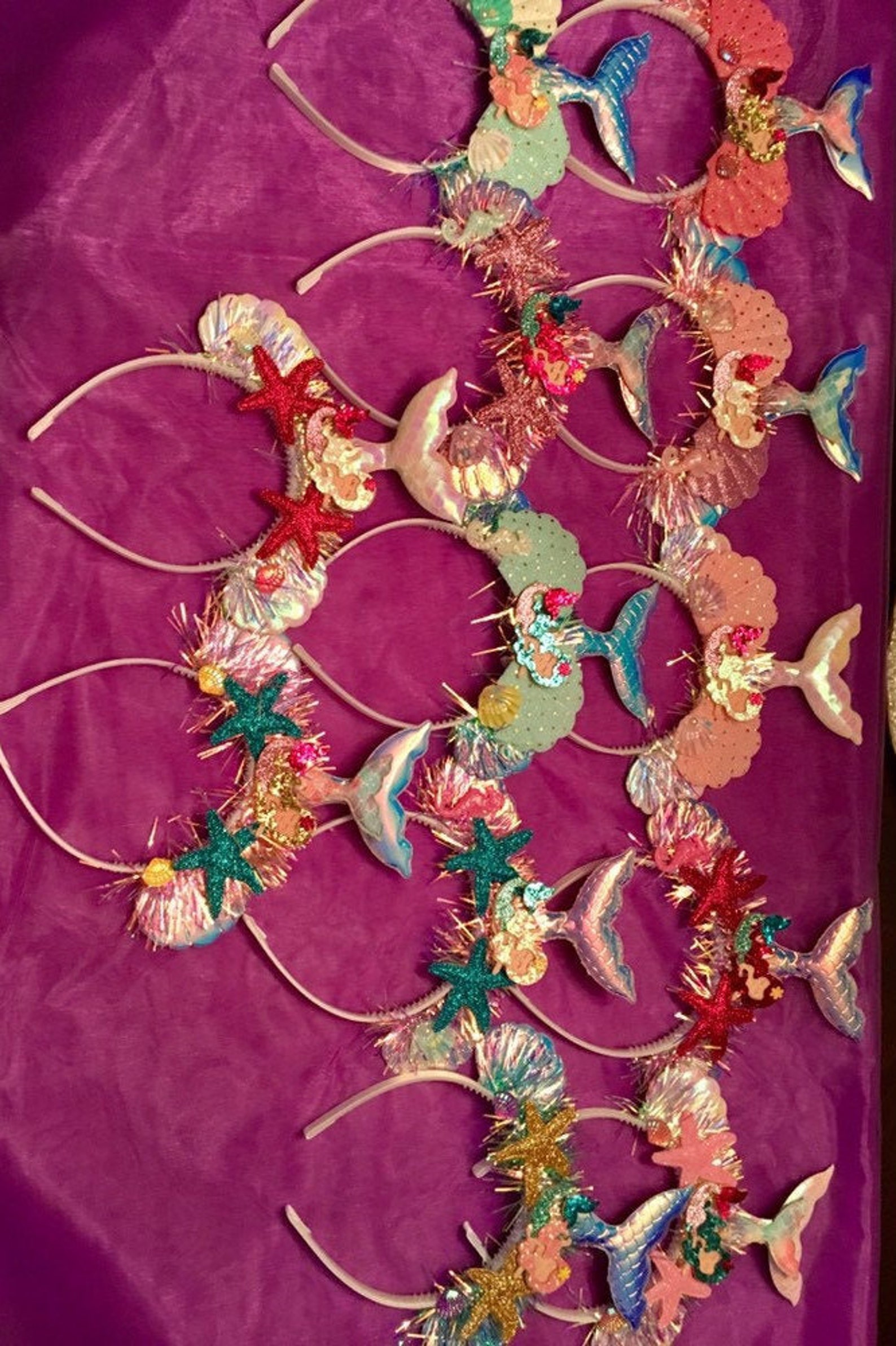 Mermaid Headband Mermaid Tail Headbandmermaid Birthday - Etsy