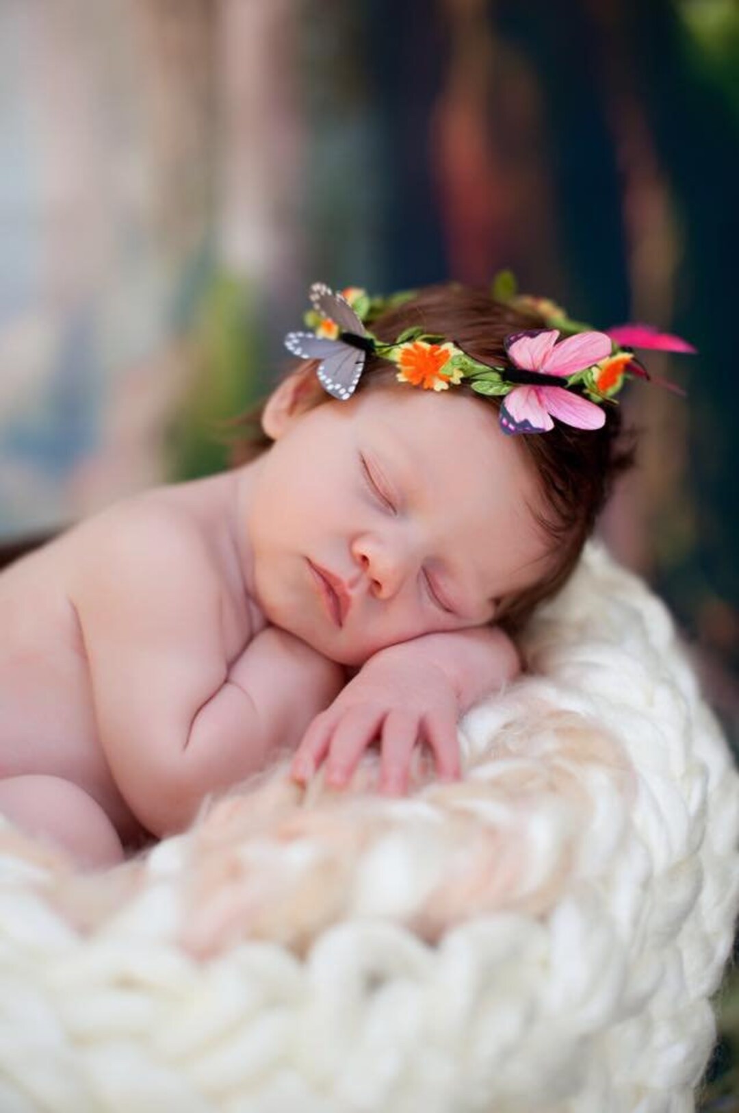 Newborn Photo Shoot Prop, Butterfly Halo, Butterfly Crown, Newborn ...