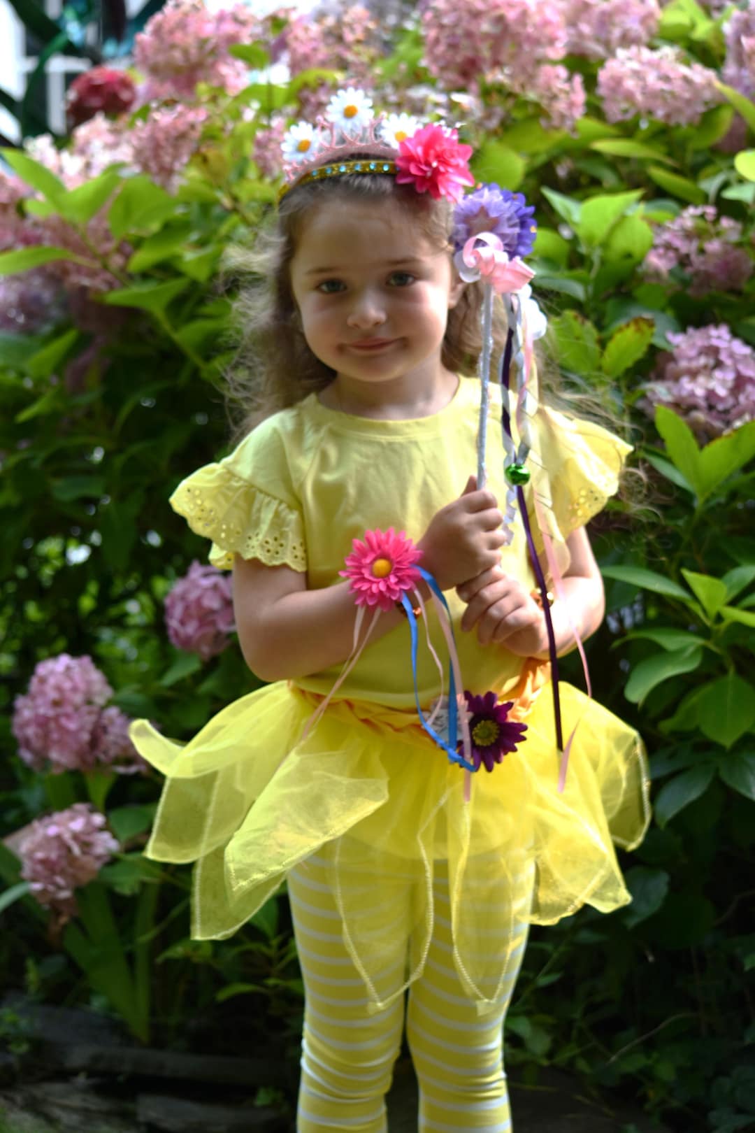 Fancy Nancy Butterfly Birthday Tutu Costume: Ribbon Trimmed Wand and ...
