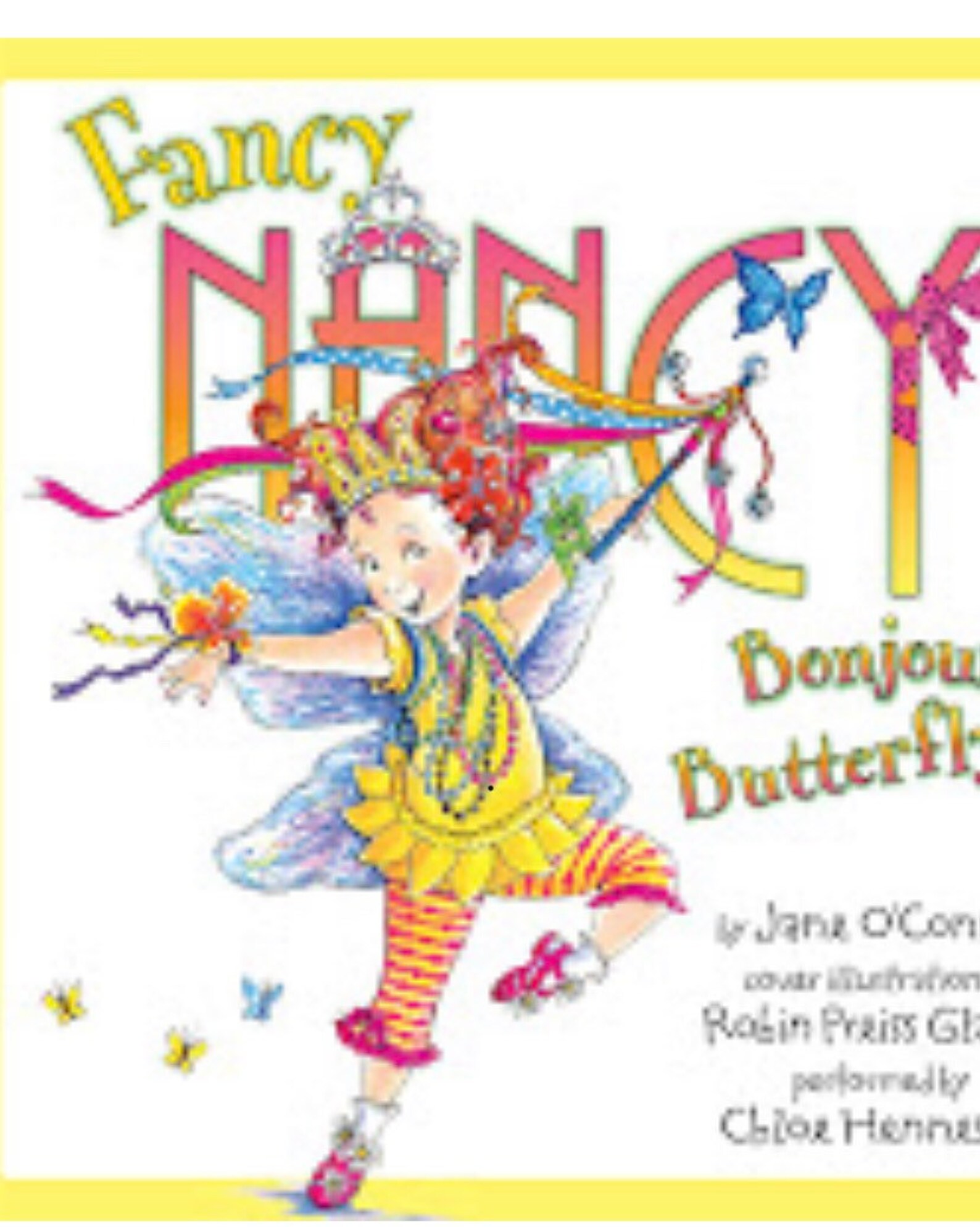 Fancy Nancy Butterfly Birthday Tutu Costume: Ribbon Trimmed Wand and ...