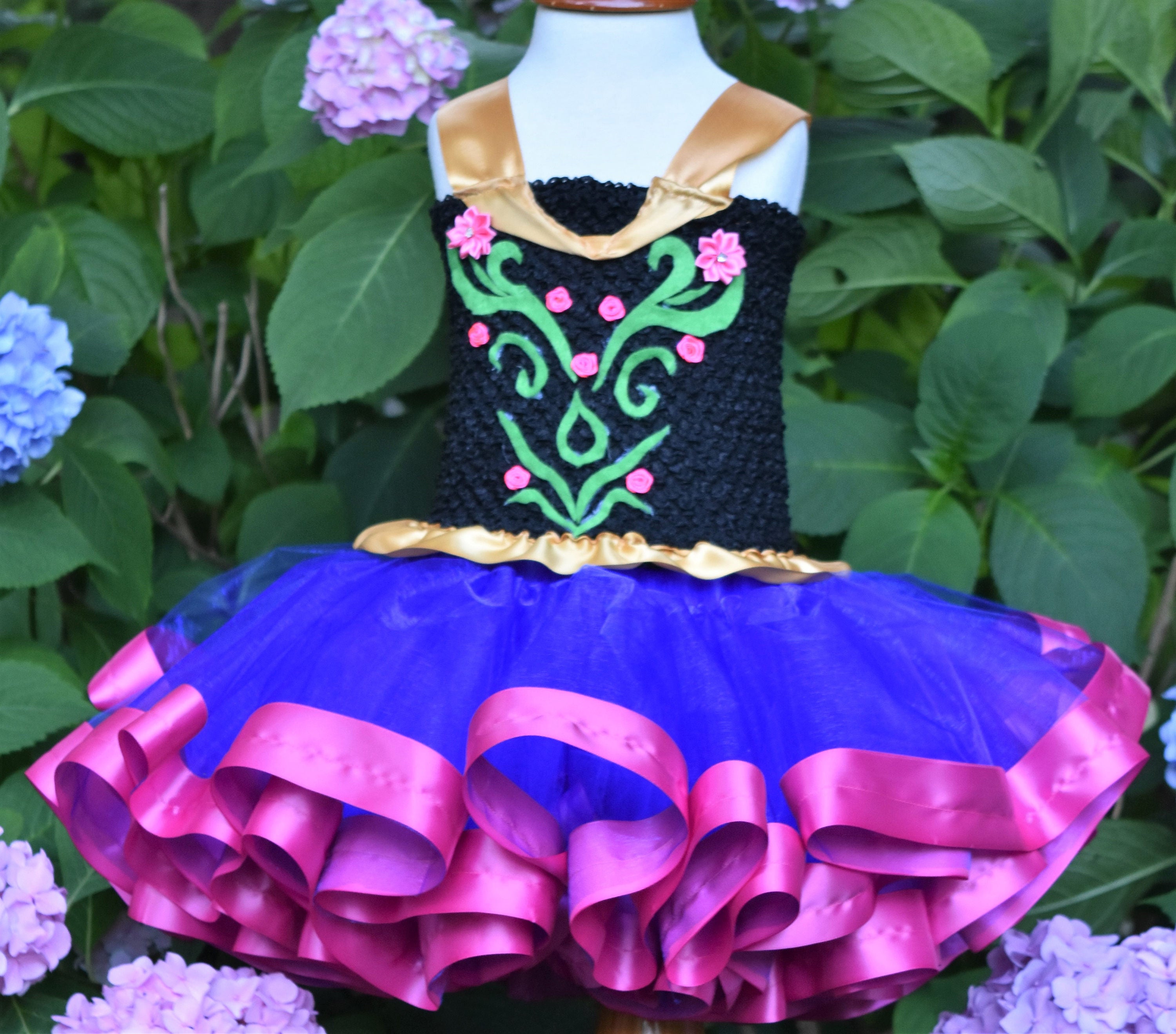 Princess Anna Inspired Tutu Anna and Elsa Inspired Tutu - Etsy Norway