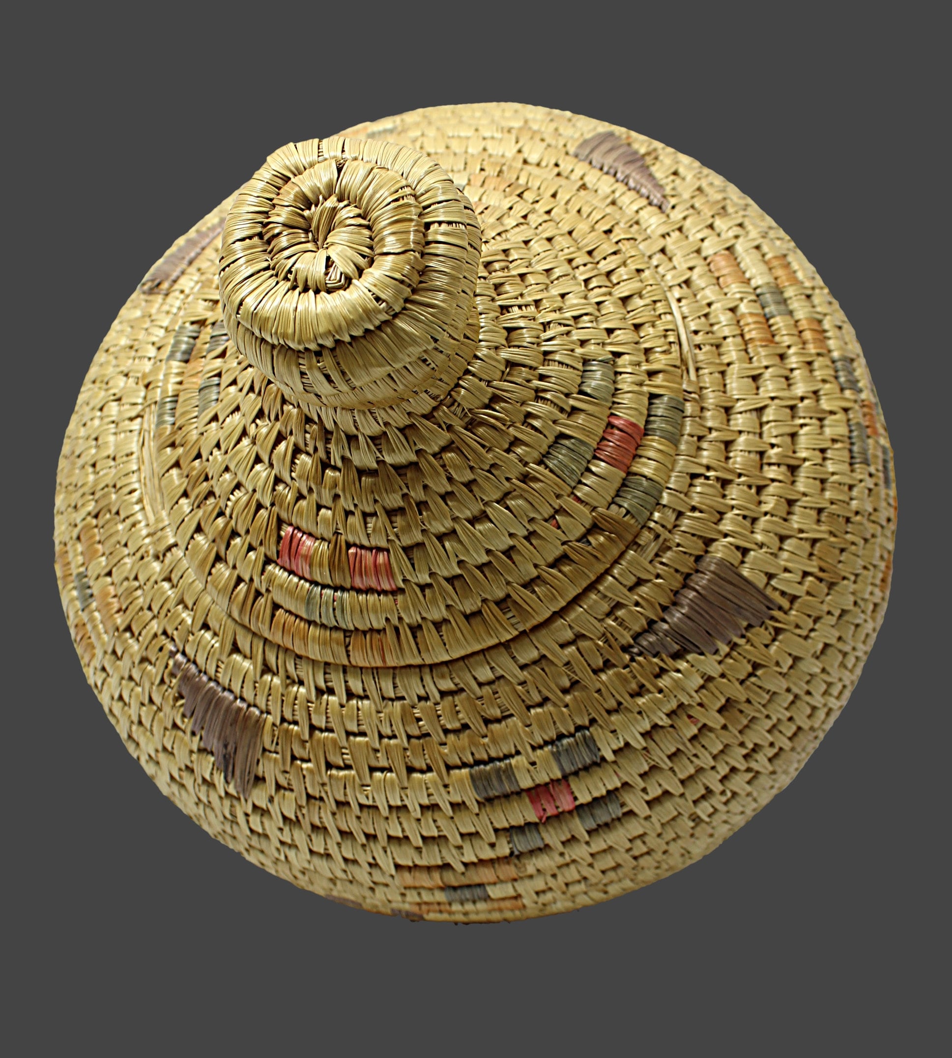 Vintage Native ALASKA YUP'IK Basket Hand Coiled by Agnes | Etsy