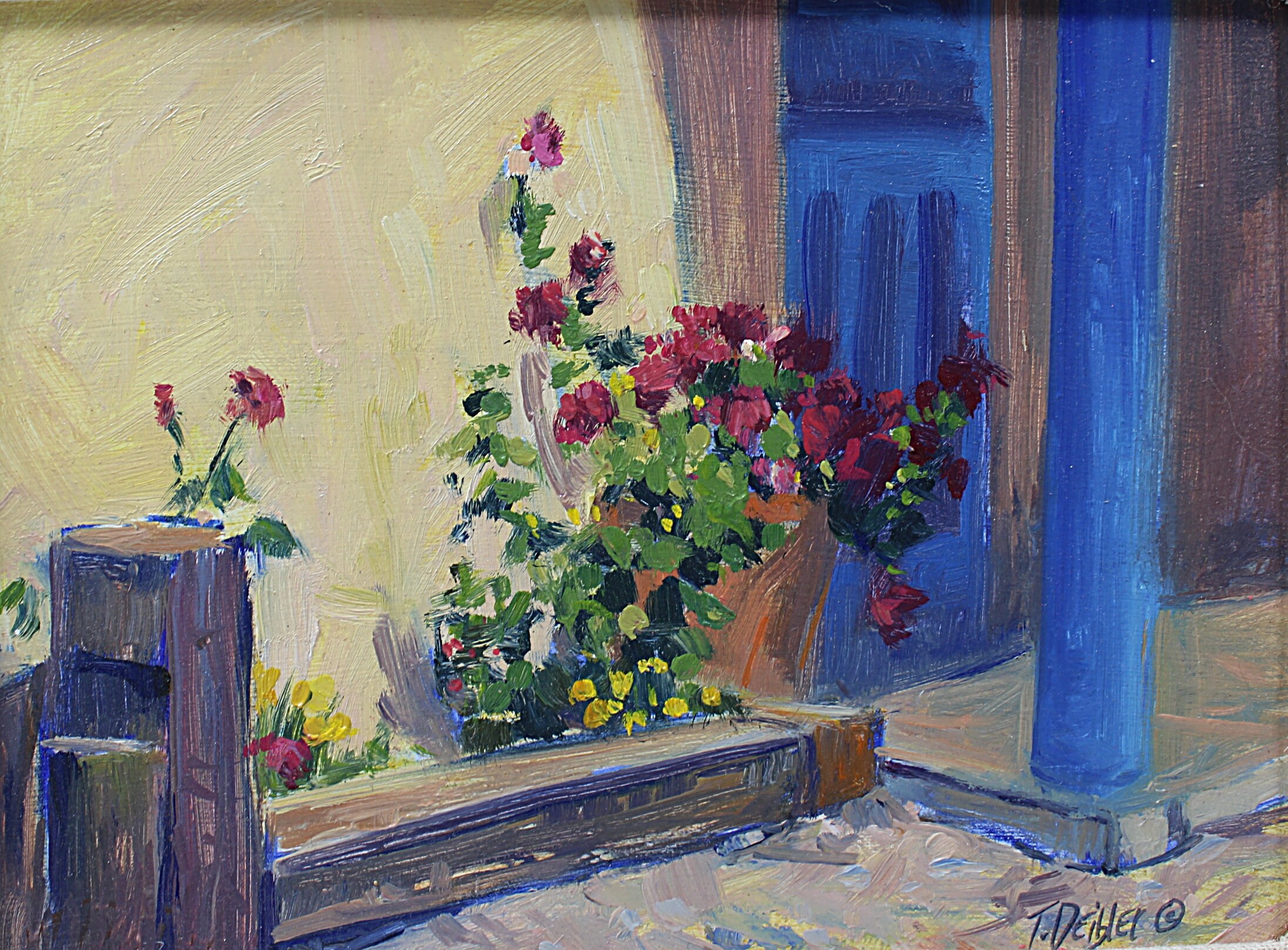 Vintage TIM DEIBLER Impressionist Oil Painting Framed - Etsy