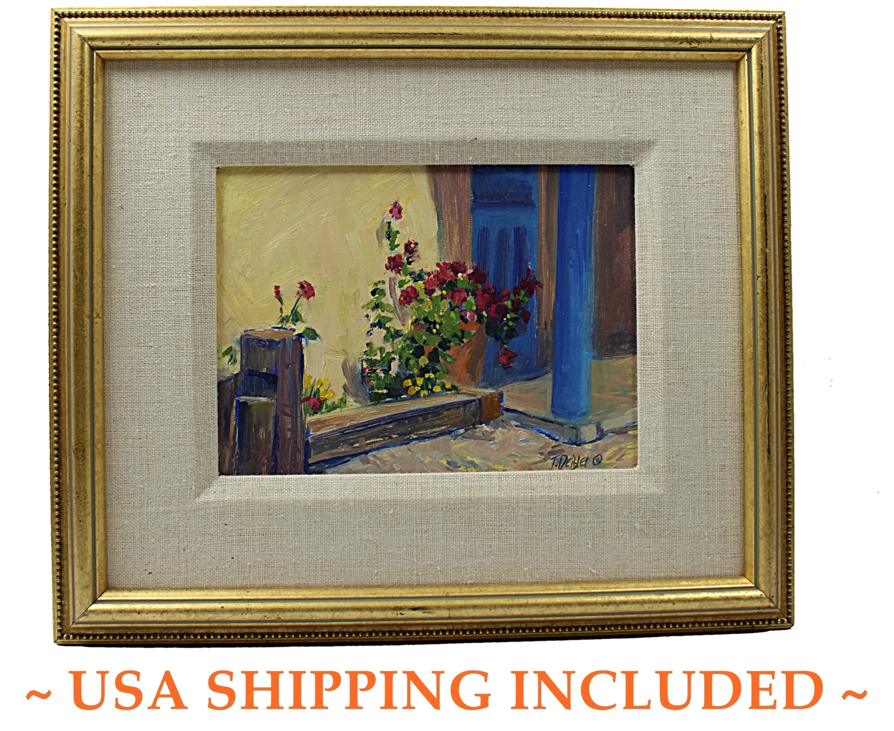 Vintage TIM DEIBLER Impressionist Oil Painting Framed - Etsy