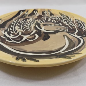 Vintage PAT CUSTER DENISON Art Pottery Plate Abstract "fat Dove" Signed ...