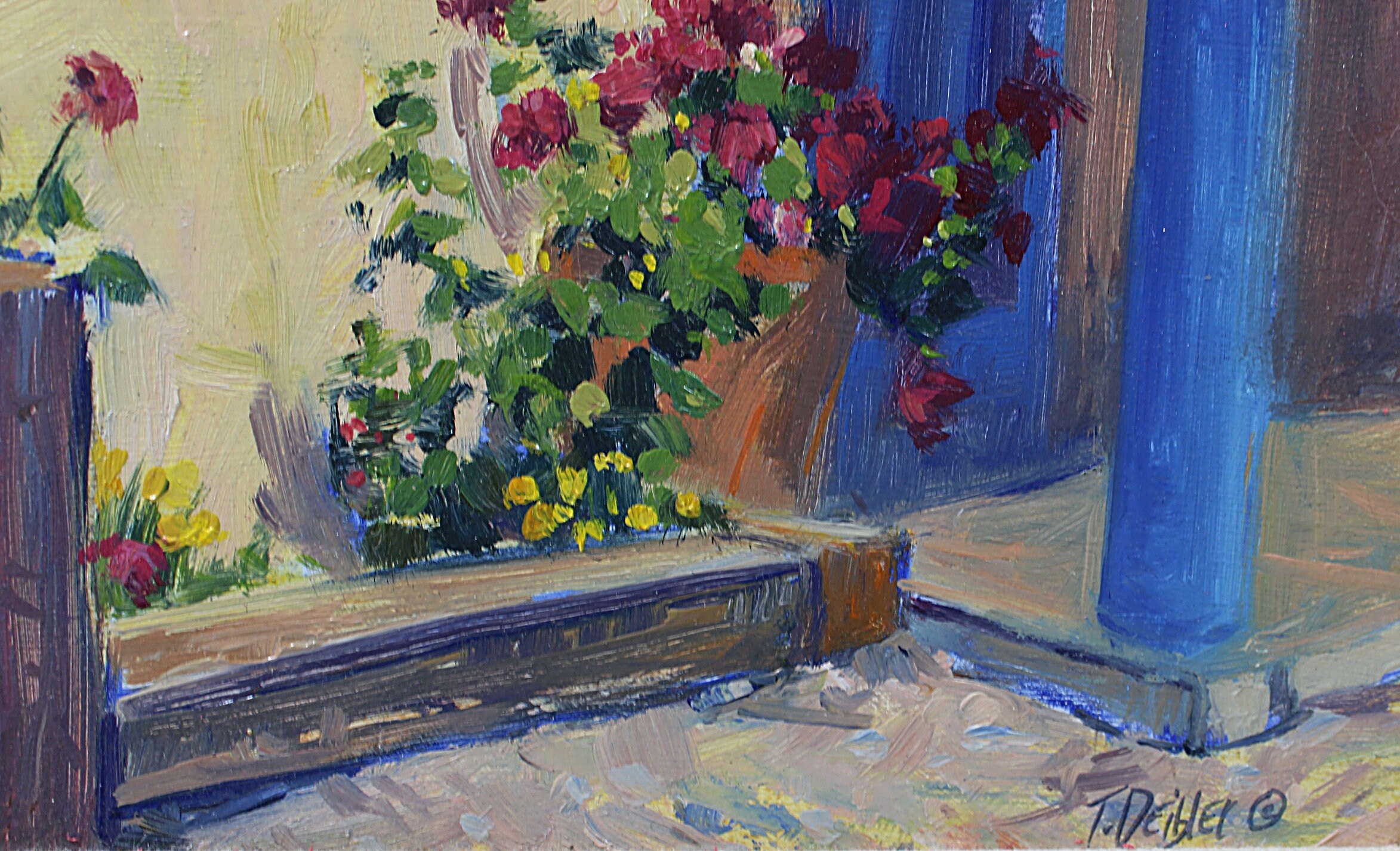 Vintage TIM DEIBLER Impressionist Oil Painting Framed - Etsy