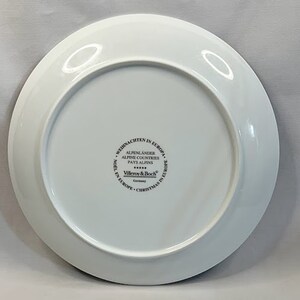 Vintage Villeroy and Boch Plate CHRISTMAS IN EUROPE Alpine Countries - Etsy