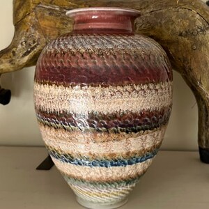 Vintage JOSEPH PANACCI Tall Studio Pottery Vase Canada 1995 - Etsy