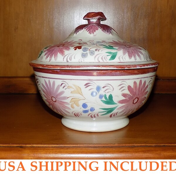 Antique Pink Lusterware - Etsy