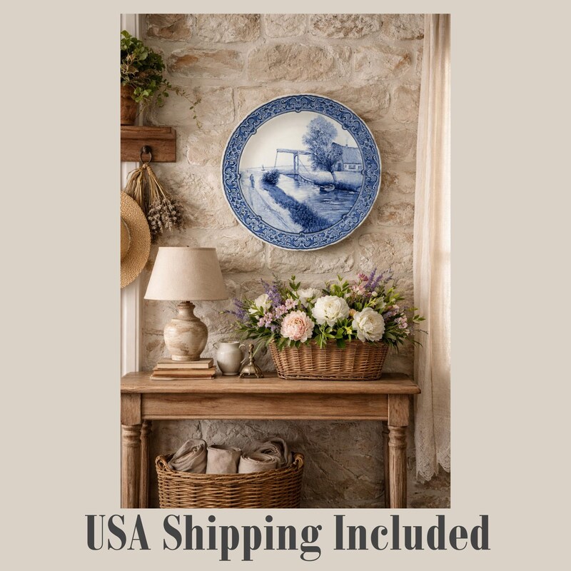 Sphinx Delft Plate - Etsy