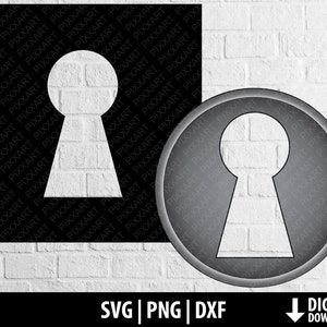 Keyhole Svg, Keyholedxf Png Clipart, Peep Hole Silhouette Stencil ...