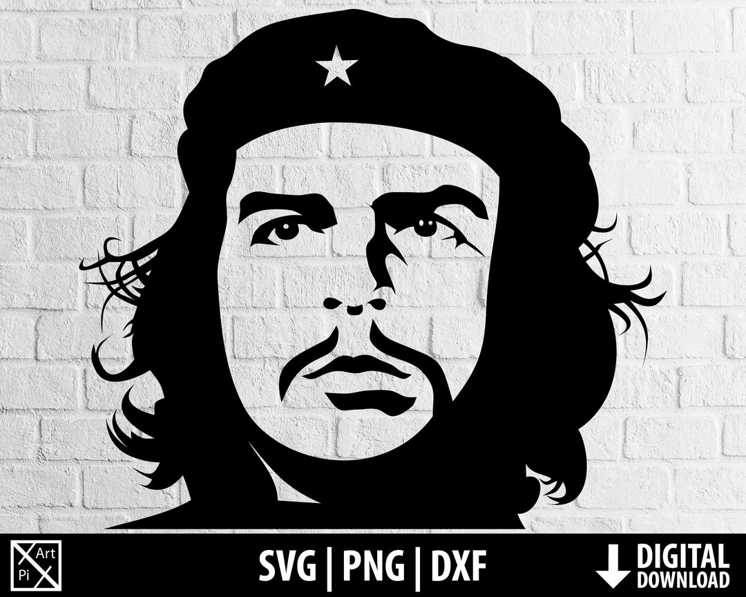 Che Guevara Svg Dxf Png, Argentine Marxist Svg Clipart, Printable Che ...